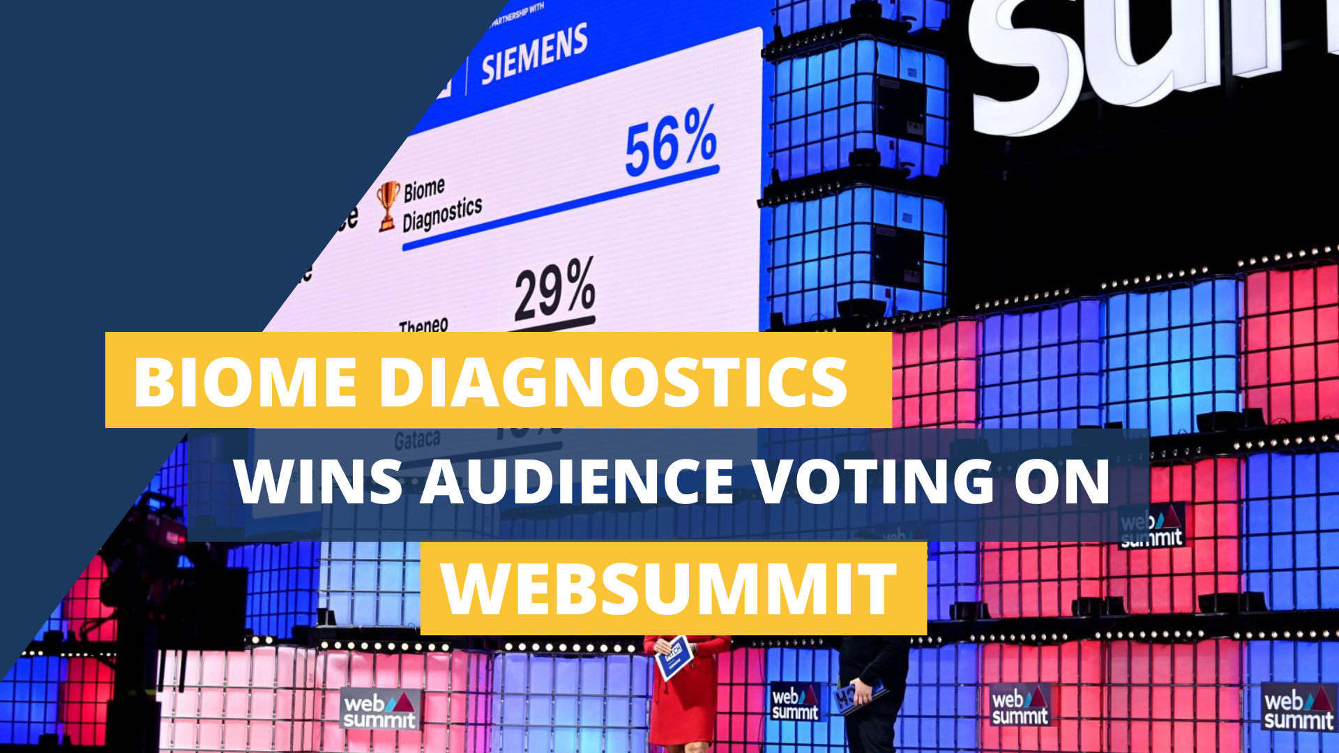 Biome Diagnostics wins audience voting at Web Summit pitch competition